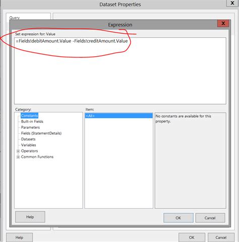 Reporting Services Ssrs Report Builder 2016 Calculating Debit And