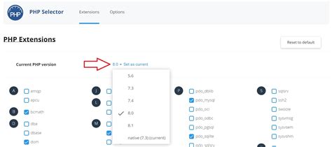 آموزش تغییر ورژن php با select php version در سی پنل زویپ سرور