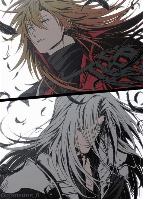 Sephiroth And Genesis Rhapsodos Final Fantasy And 3 More Drawn By