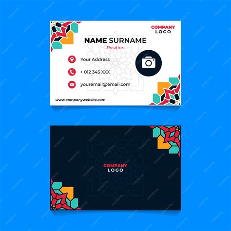 Premium Vector Name Card Design For Business Or Company