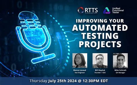 Rtts On Linkedin Please Join Us For A Webinar About Improving