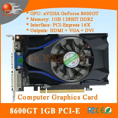 New Gf Gt Gb Bit Ddr Video Card Hdmi Pci E X Dropship Free Shipping With Tracking