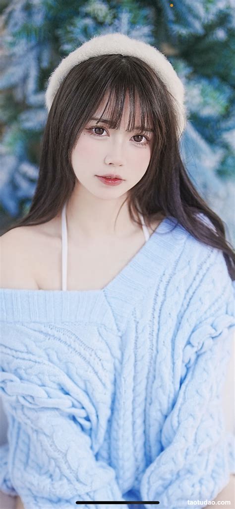 Tina很妖孽呀 蓝色秋冬毛衣 [27p 168mb] 套图岛