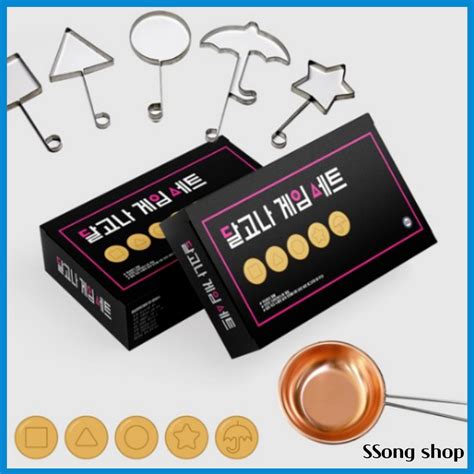 Squid Game Dalgona Making Set Made In Korea Shopee Singapore