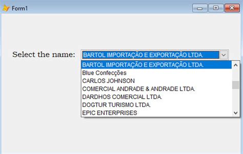 Showing An Item In A Combobox After Typing Some Keys Tek Tips