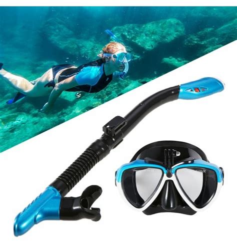 프리다이빙 마스크 스노쿨링 Lixada 전문 다이빙 스쿠버 스노클 수영 고글 드라이 튜브 세트 남녀 공용 김서림 방지 고글 카메라용 티몬