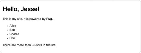 Pug A Html Templating Language Dev Community