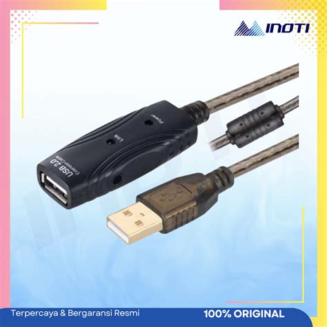 Jual Kabel Usb Extension Meter Perpanjangan Aktif M Usb Chip Shopee Indonesia