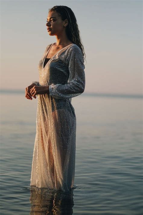 Sunrise Beach Editorial Photoshoot Beach Editorial Beach Fashion