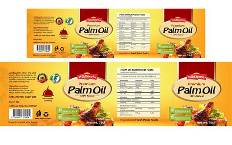 Product Packaging Wildsparks Premium Palm Oil Thankgod Ikechukwu