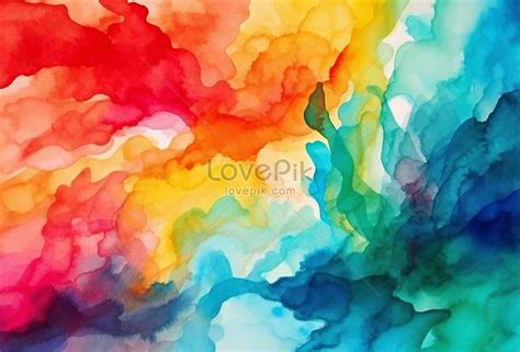 추상 수채화 화려한 배경 사진 무료 다운로드 Lovepik