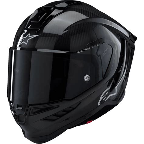 Alpinestars Supertech R10 Solid Street Motorcycle Helmet Carbon Black