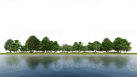 3ds Rendering Image Of 3d Rendering Trees On Grasses Field 9665836 Png