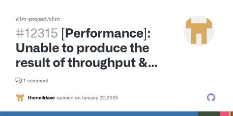 [performance] unable to produce the result of throughput and latency