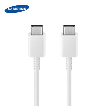 Official Samsung M White W Usb C To C Cable