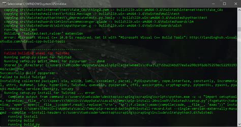 Python Error Al Instalar Scrapy Versión 3xx Stack Overflow En Español