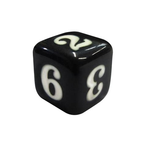 Dado Preto NumÉrico 16x16x16 Mm
