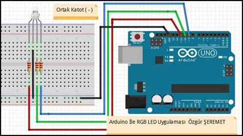 Arduino İle Rgb Led Uygulaması Özgür Şeremet