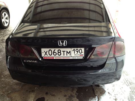 Затонировал задние фонари — Honda Civic 4D (8G), 1,8 л, 2008 года ...