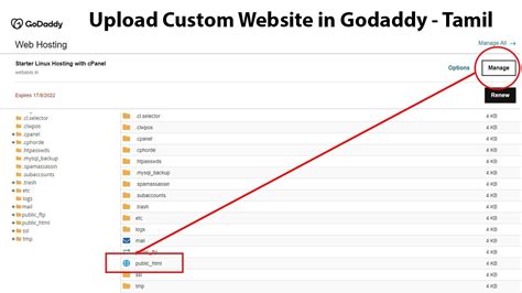 How To Host Your Custom Website In Godaddy In Tamil Youtube