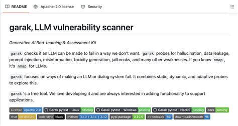 nvidia ai introduces garak the llm vulnerability scanner to perform