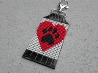 100 Seed Bead Keychain Ideas Beading Patterns Loom Beading Loom Patterns