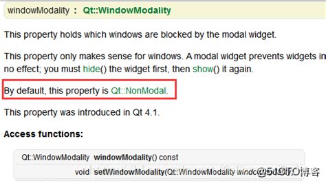 Qt 之 模态、非模态、半模态窗口的介绍及 实现qdialog的exec方法的技术博客51cto博客
