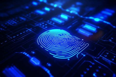 Fingerprint Integrated In A Printed Circuit Releasing Binary Codes