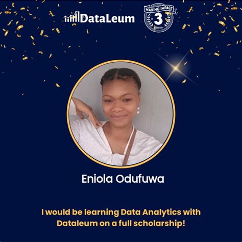 Eniola Odufuwa On Linkedin Dataleum Dataanalytics Upskilling
