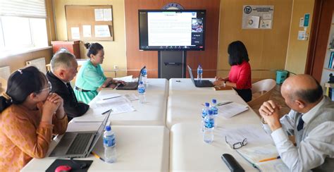 Гадаад магистрантруудын судалгааны ажлын урьдчилсан хэлэлцүүлэг боллоо Отгонтэнгэр их сургууль