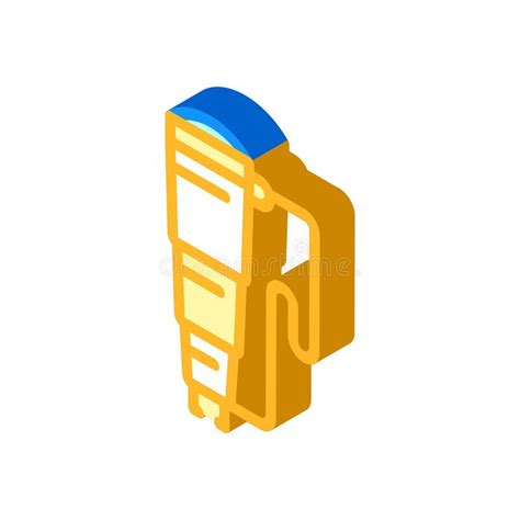 Spyglass Pirate Tool Isometric Icon Vector Illustration Stock Vector