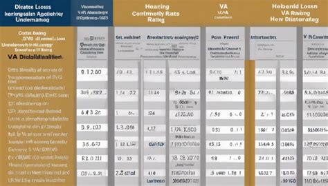 Va Hearing Loss Rating Chart Understanding Disability Compensation Deaf Vibes