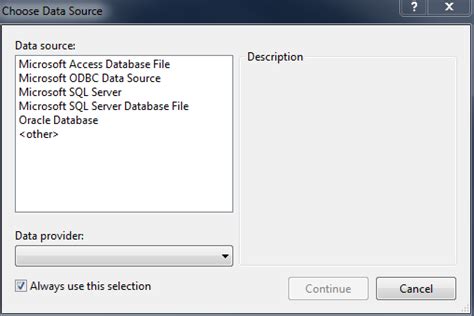 C Mysql Is Not Appearing In Choose Data Source For Visual Studio