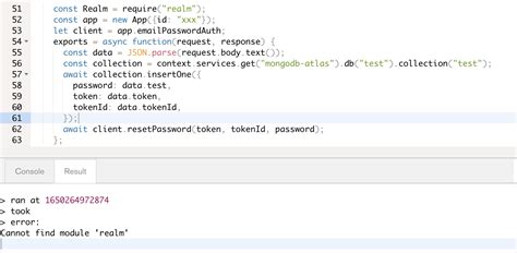 Reactjs Resetpassword Function Isnt Working In Mongodb Stack Overflow