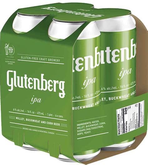 Glutenberg Gluten Free Ipa Beer 16 Oz Cans Shop Beer At H E B