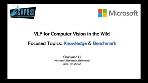 VLP Tutorial CVPR 2022 Video Text Pre Training Part II Microsoft Research