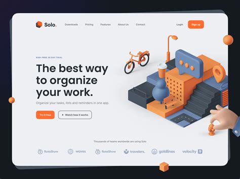 30 Inspiring Web Design Concepts With 3d Graphics — Design4users