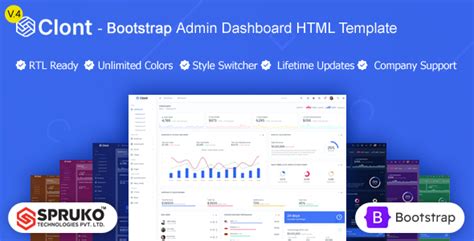 Clont Bootstrap Admin Dashboard Html Template Graphicfort