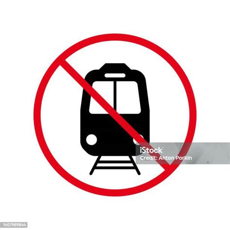 기차 없음 블랙 실루엣 금지 아이콘 철도 교통 금지 픽토그램 철도 레드 스톱 서클 기호 철도 도로 역 제한 표지판 경고 열차 금지 격리된 벡터 일러스트 레이 션 0명에 대한