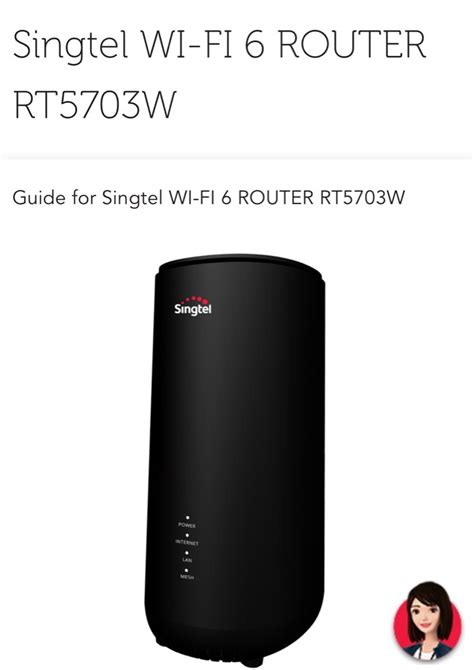 Bnib Singtel Wifi 6 Router Askey Rt 5703w Computers And Tech Parts And Accessories Networking On