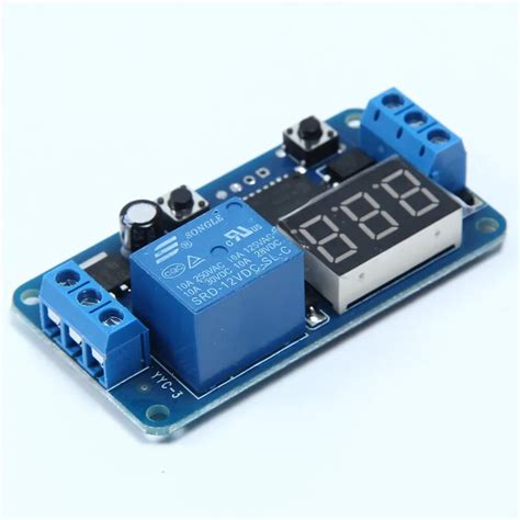 V Multifunctional Delay Relay Module LED Digital Display Time Adjustable Trigger Relay Delay