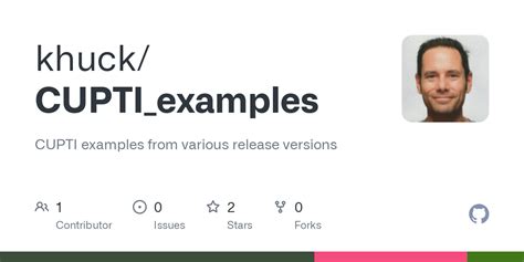 Github Khuckcuptiexamples Cupti Examples From Various Release Versions