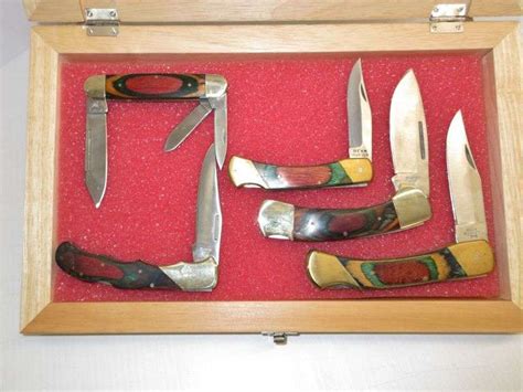 5 Frost Cutlery Pocket Knives Includes Colorado Skinner Grand