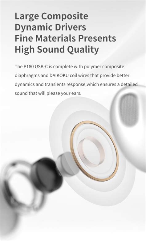 Edifier P180 USB C Earphone RAMBoxs Technology Ltd