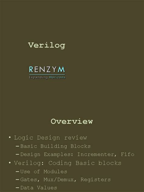 Verilog 1 Download Free Pdf Electrical Engineering Computer Engineering
