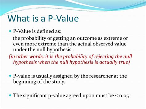 Ppt Confidence Interval And P Value Tutorial Powerpoint Presentation Id 4282862
