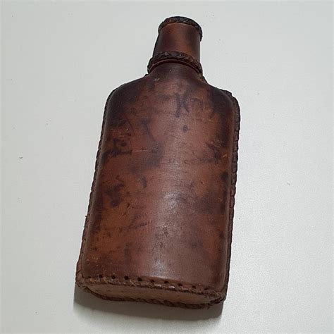 가죽 휴대용 술병 힙플라스크 남미 벼룩시장구매 세컨웨어헬로마켓