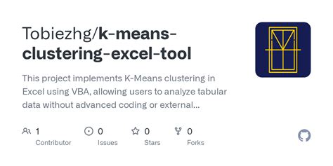 github tobiezhg k means clustering excel tool this project