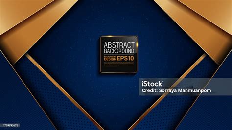 짙은 파란색의 고급스러운 추상 디자인 배경에 우아한 황금 선 13 0명에 대한 스톡 벡터 아트 및 기타 이미지 0명 3차원