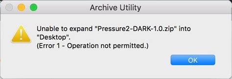 how to fix archive utility error 1 on mac effectively